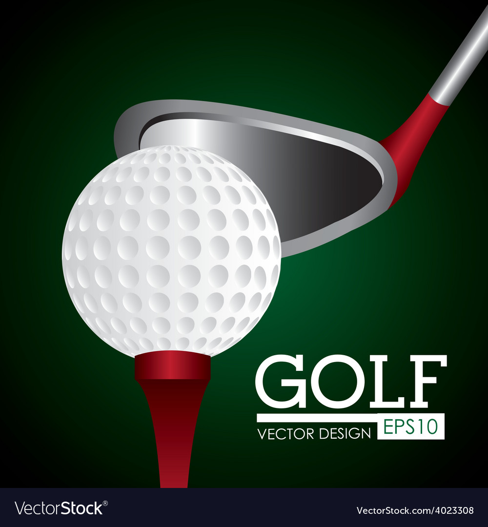 Golf design Royalty Free Vector Image - VectorStock