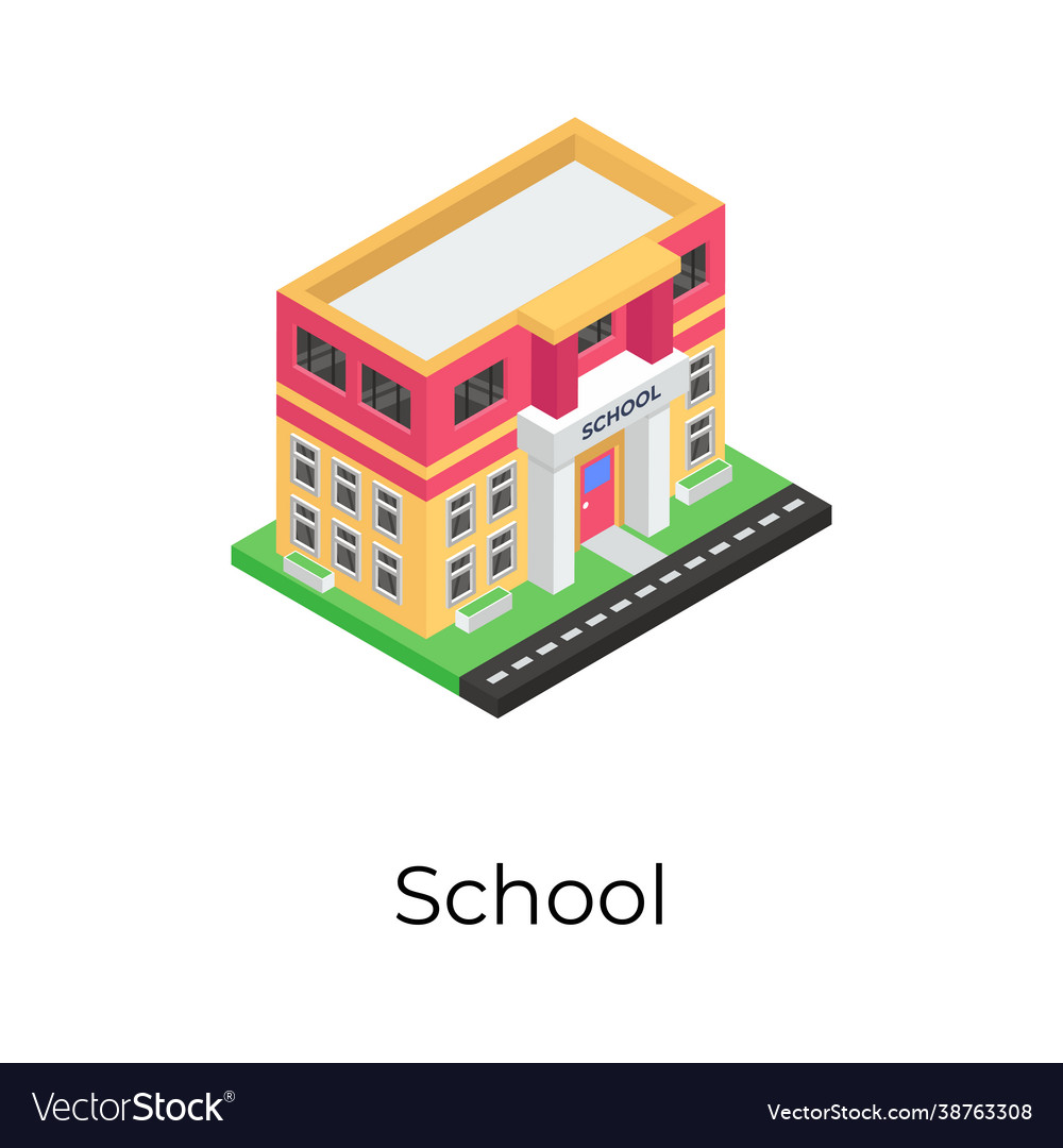 School Royalty Free Vector Image - VectorStock