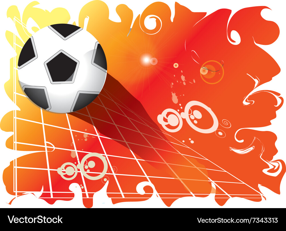 05 football nk08 Royalty Free Vector Image - VectorStock