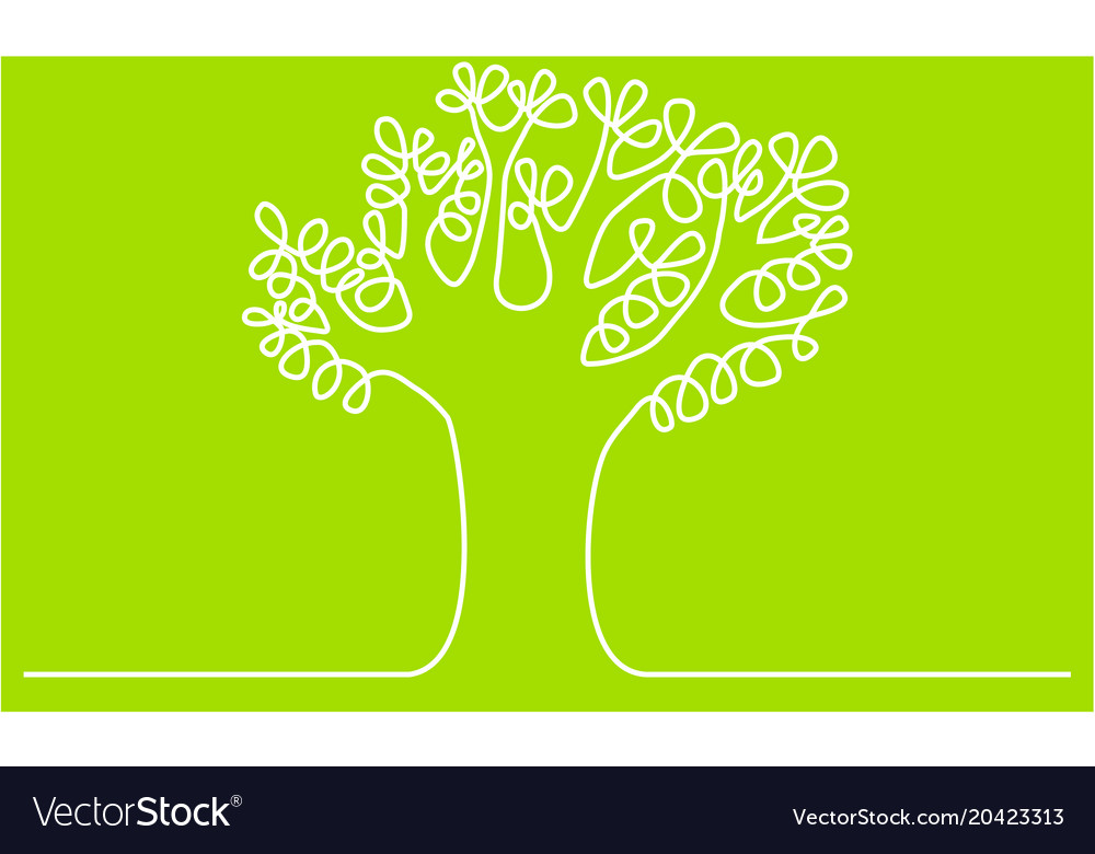 Abstract tree Royalty Free Vector Image - VectorStock