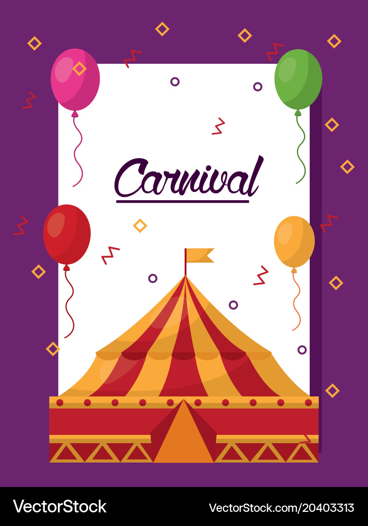 Carnival fair festival Royalty Free Vector Image