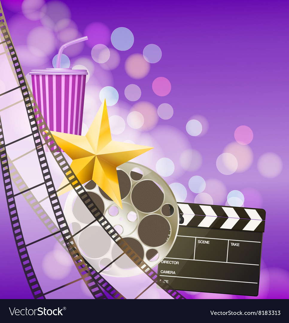 Cinema background Royalty Free Vector Image - VectorStock