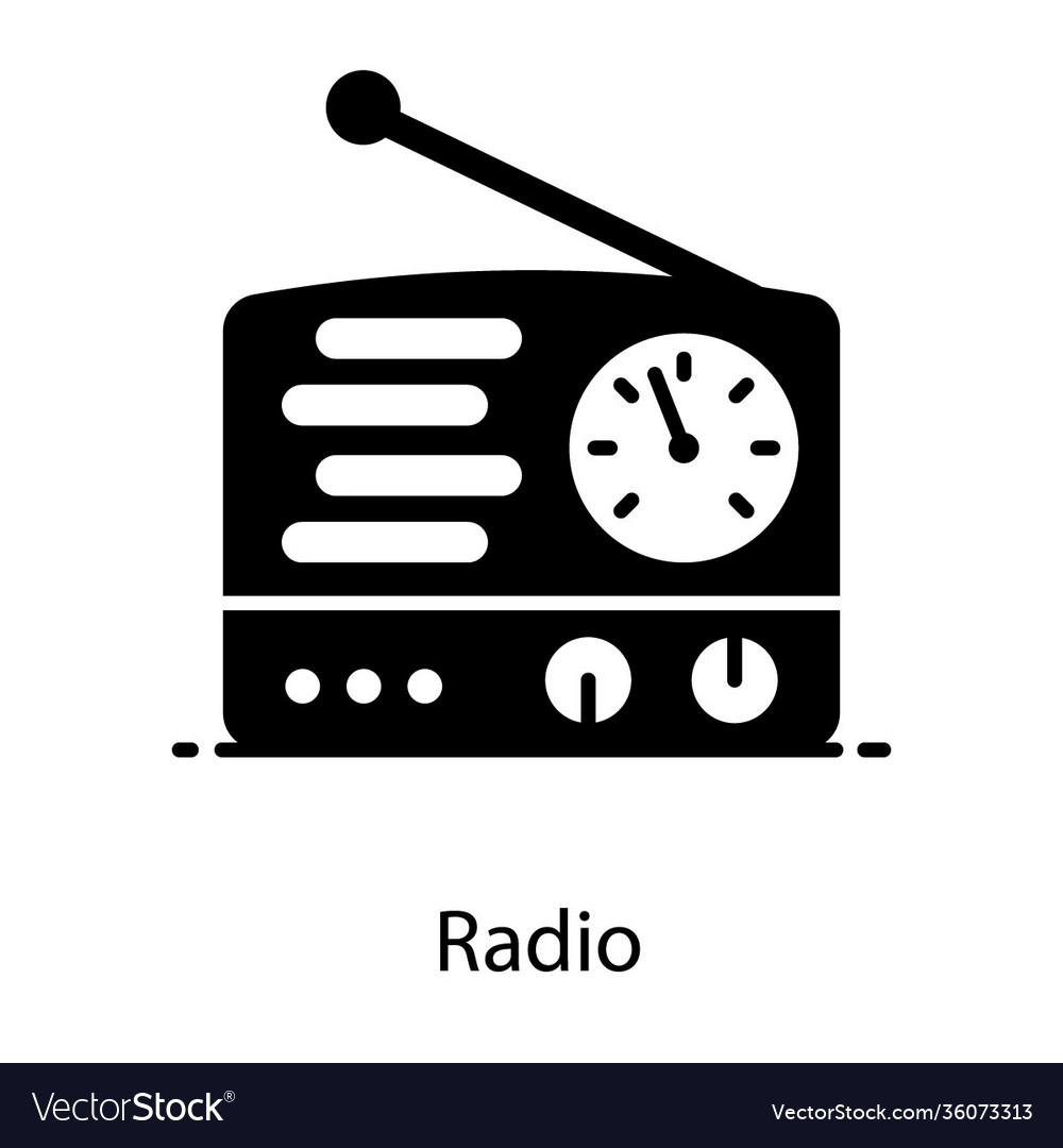 Radio Royalty Free Vector Image - VectorStock