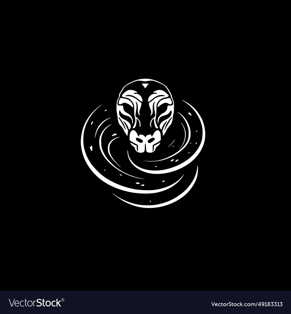 Snake - high quality logo ideal for t-shirt Vector Image