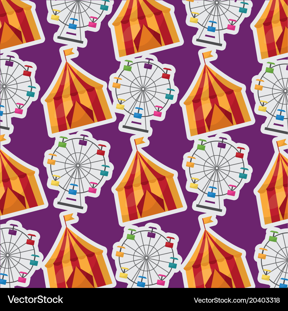 Carnival fair festival Royalty Free Vector Image