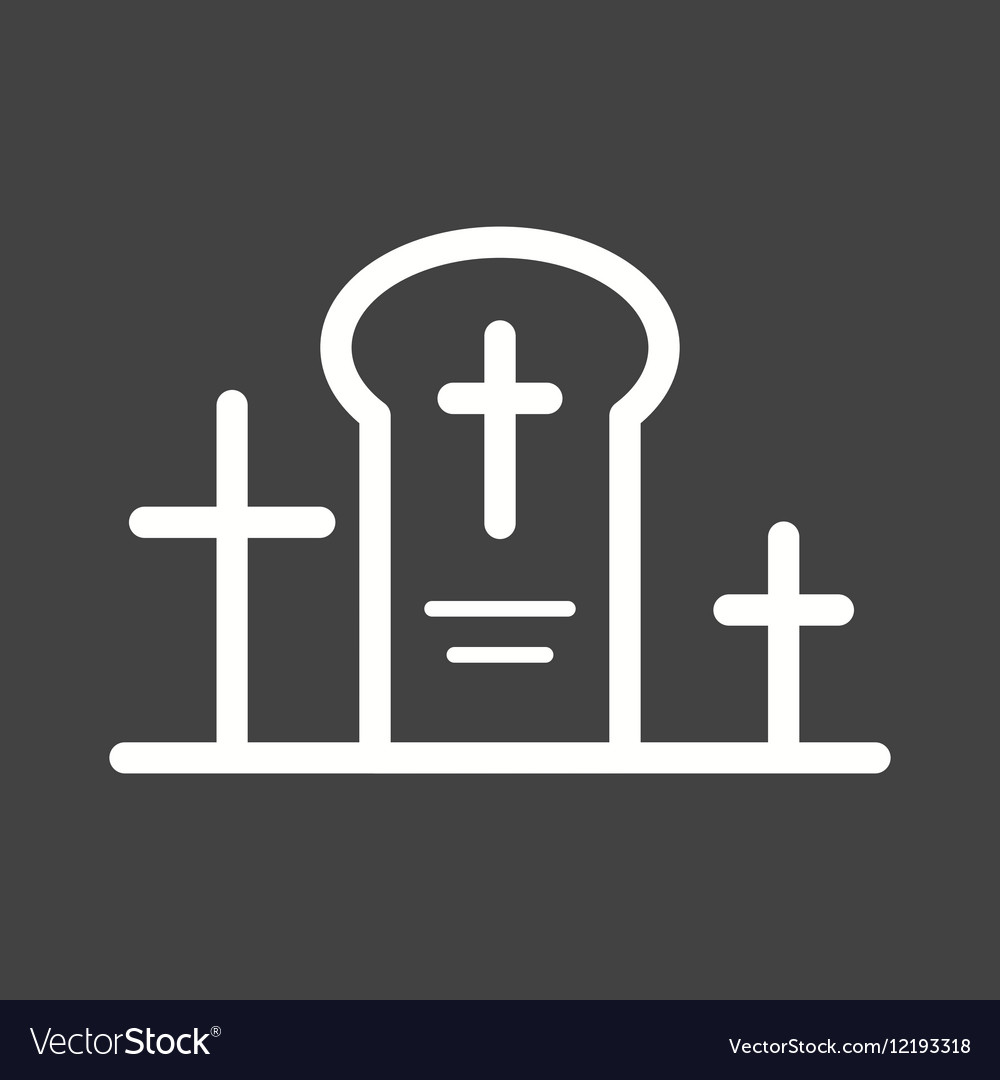 Graveyard Royalty Free Vector Image - VectorStock