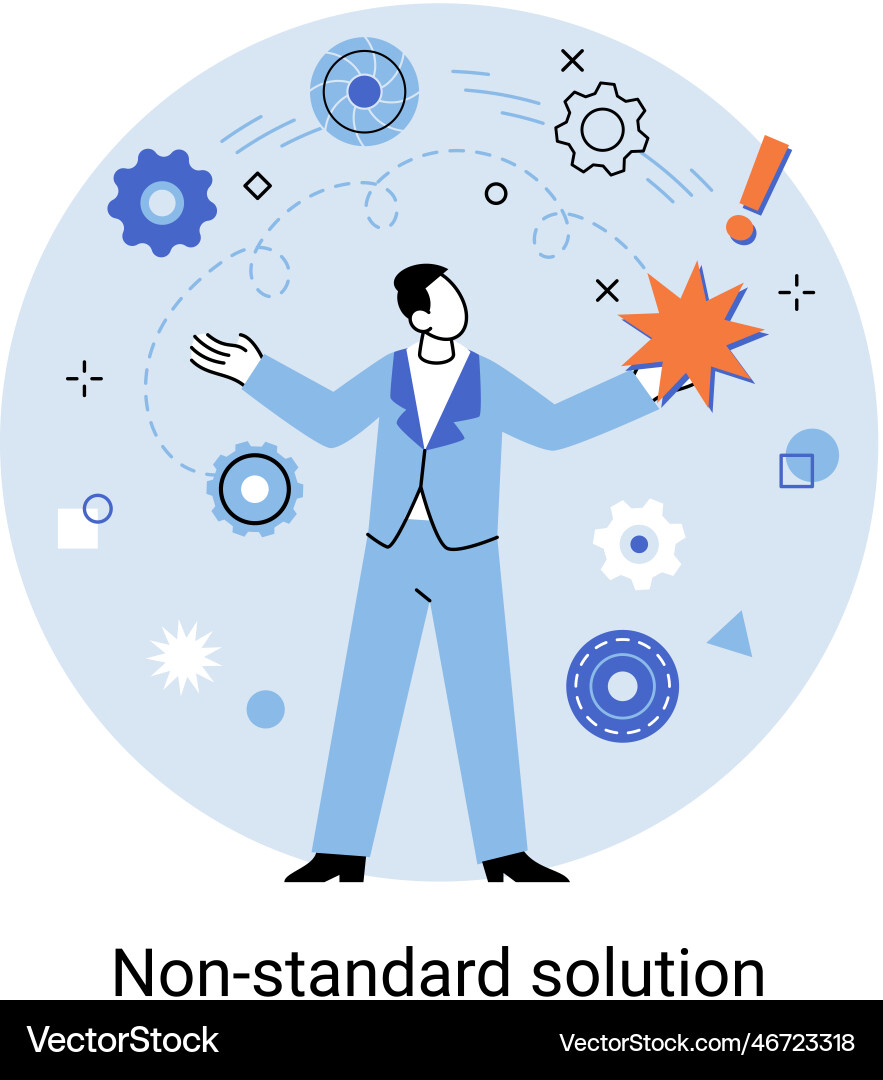 Non standart solution creation of individual Vector Image