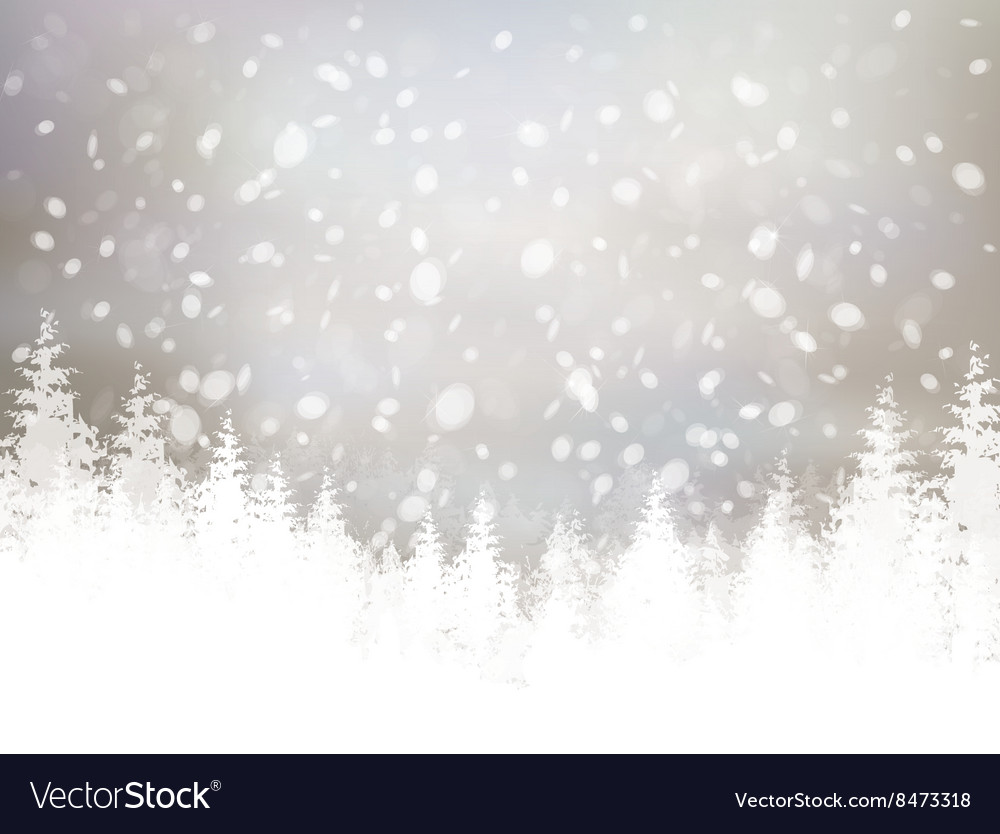 Snow background Royalty Free Vector Image - VectorStock