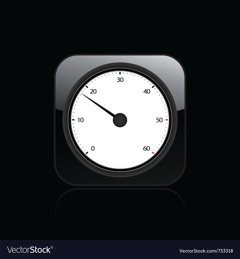 Tachometer icon Royalty Free Vector Image - VectorStock