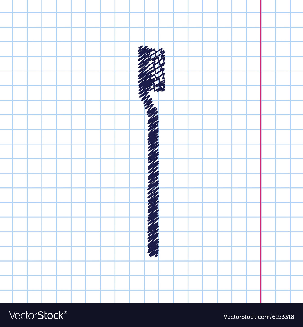Toothbrush Royalty Free Vector Image - VectorStock