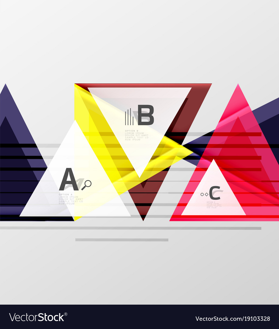 Colorful abstract shapes background Royalty Free Vector