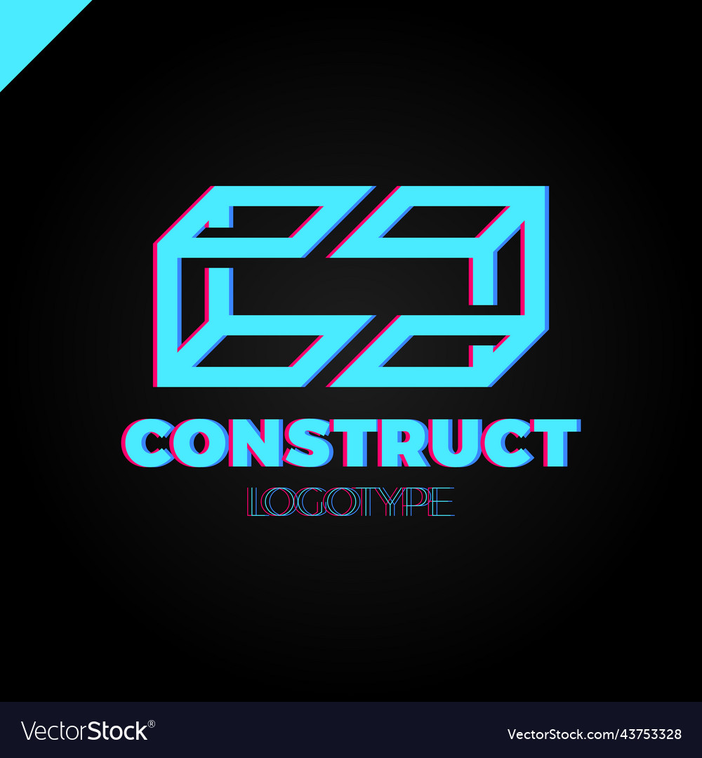 Double or two letter c logo icon design template Vector Image