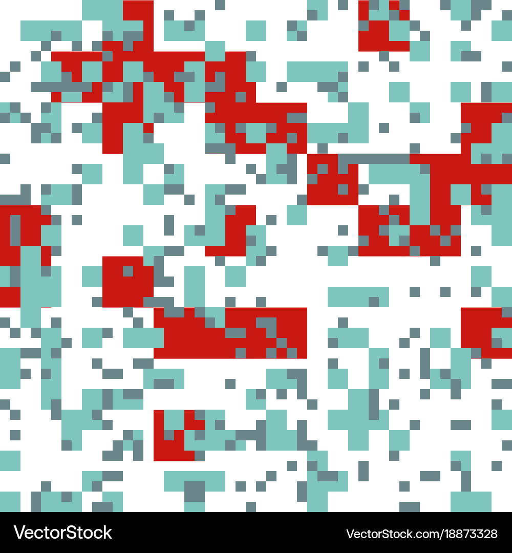 Knitted christmas abstract square pattern Vector Image