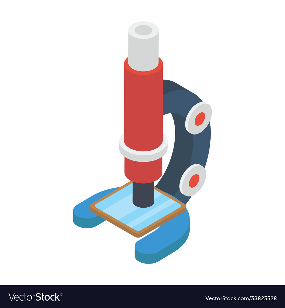 Optical microscope Royalty Free Vector Image - VectorStock