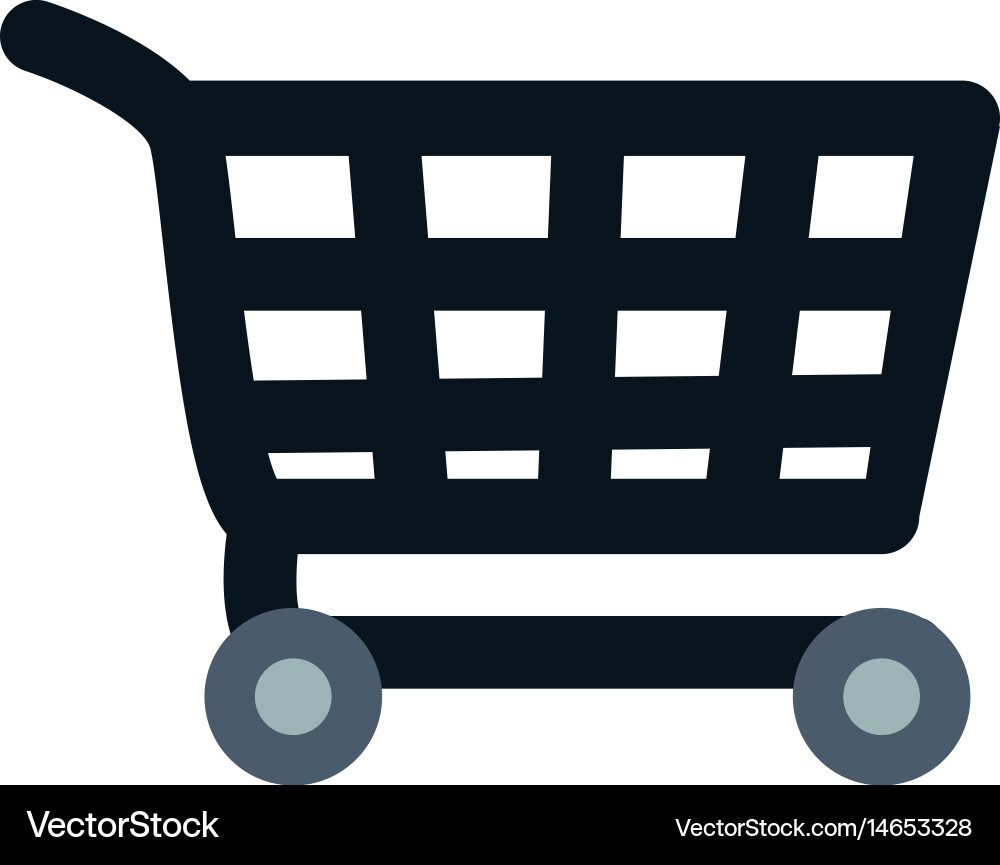 Shopping cart symbol Royalty Free Vector Image