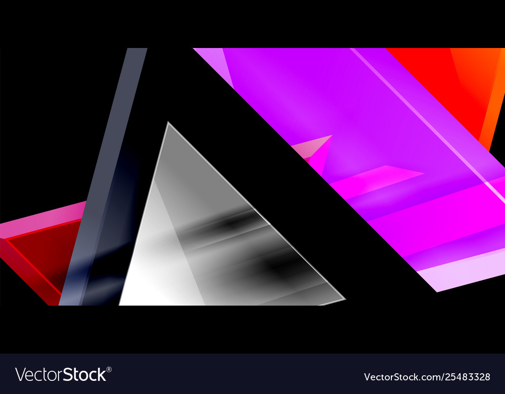 Triangle abstract background Royalty Free Vector Image