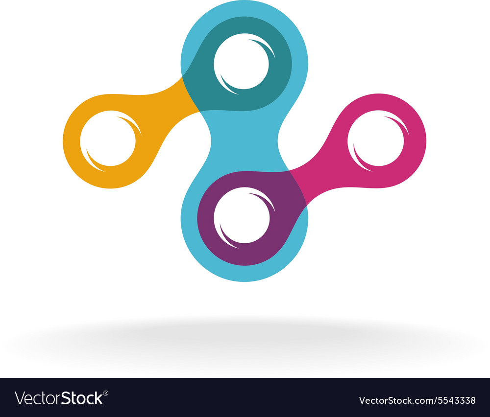 Abstract Technical Logo Royalty Free Vector Image