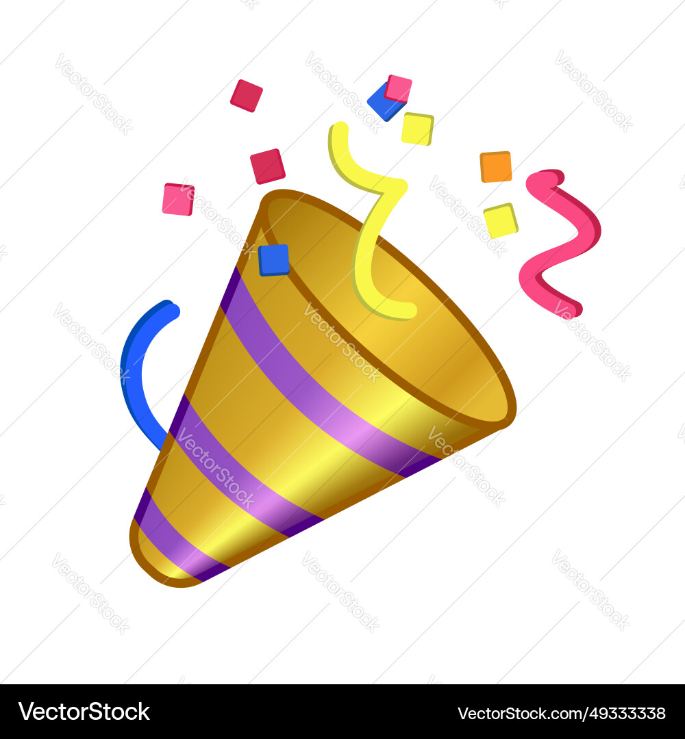 Flapper for christmas or birthday large size Vector Image