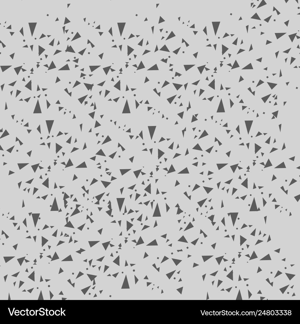 Gray confetti or shrapnel or glass broken Vector Image