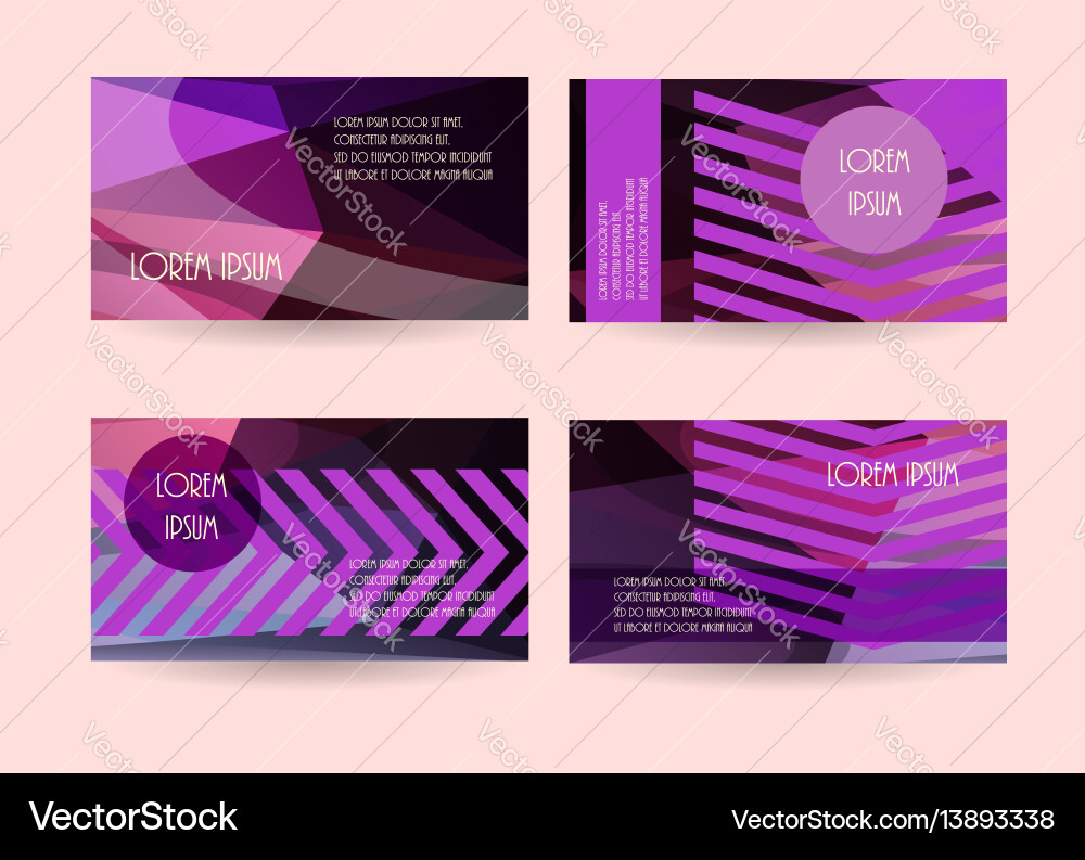 Purple leaflet flyers header website backgrounds Vector Image