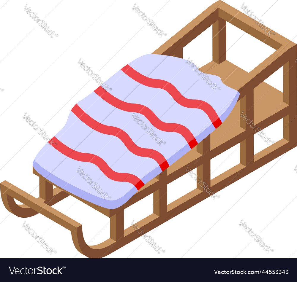 Alaska sledge icon isometric arctic map Royalty Free Vector Alaska sledge icon isometric arctic map Royalty Free Vector