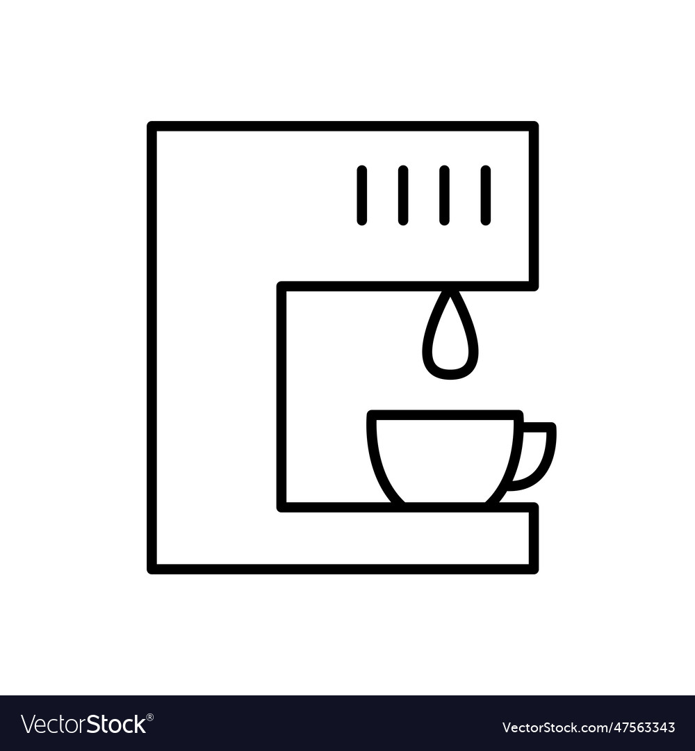 Coffee machine icon Royalty Free Vector Image - VectorStock Coffee machine icon Royalty Free Vector Image - VectorStock