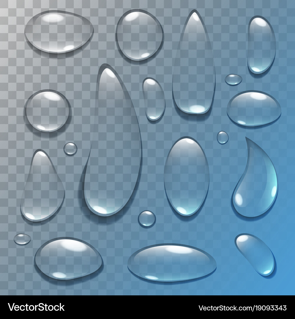 Creative of pure clear water Royalty Free Vector Image