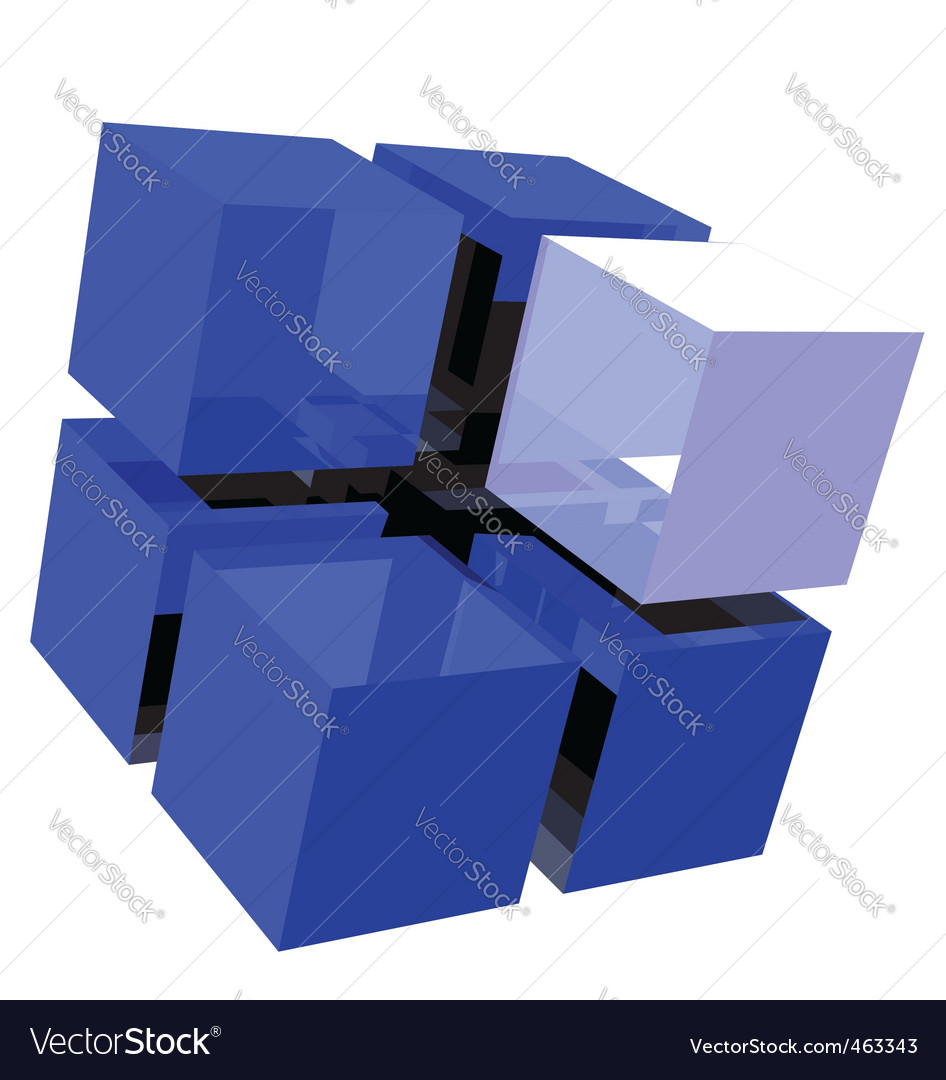 Cubes Royalty Free Vector Image - VectorStock