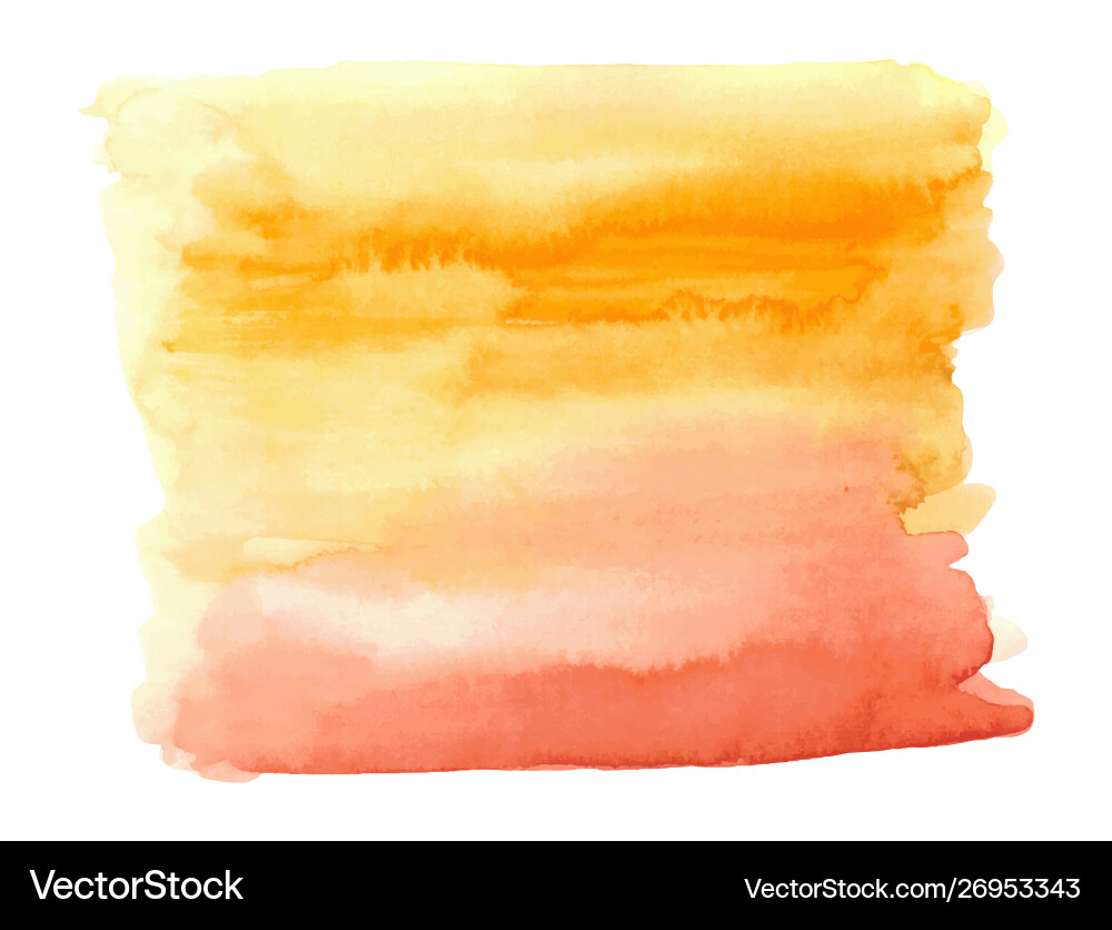 Hand-painted colorful watercolor background Vector Image