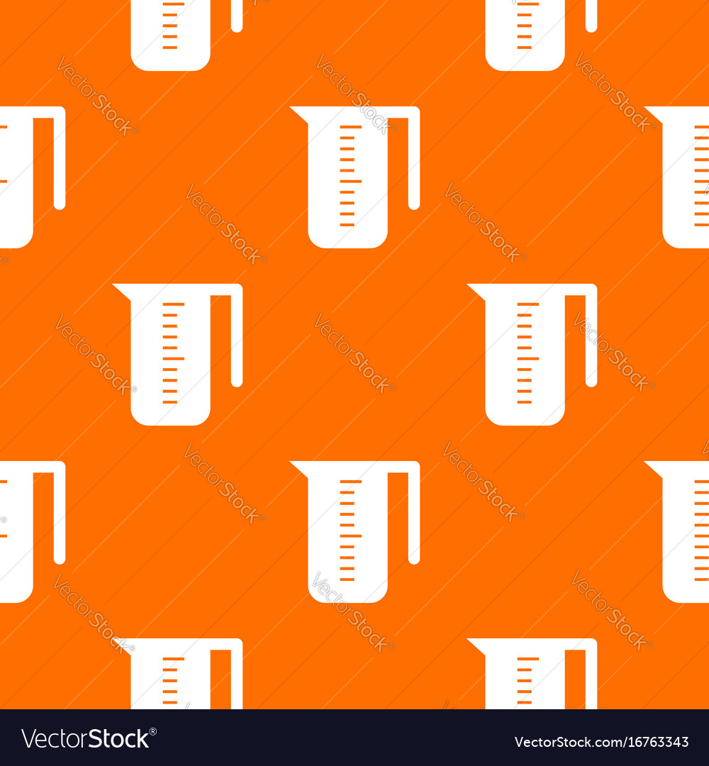 Measuring cup pattern seamless Royalty Free Vector Image