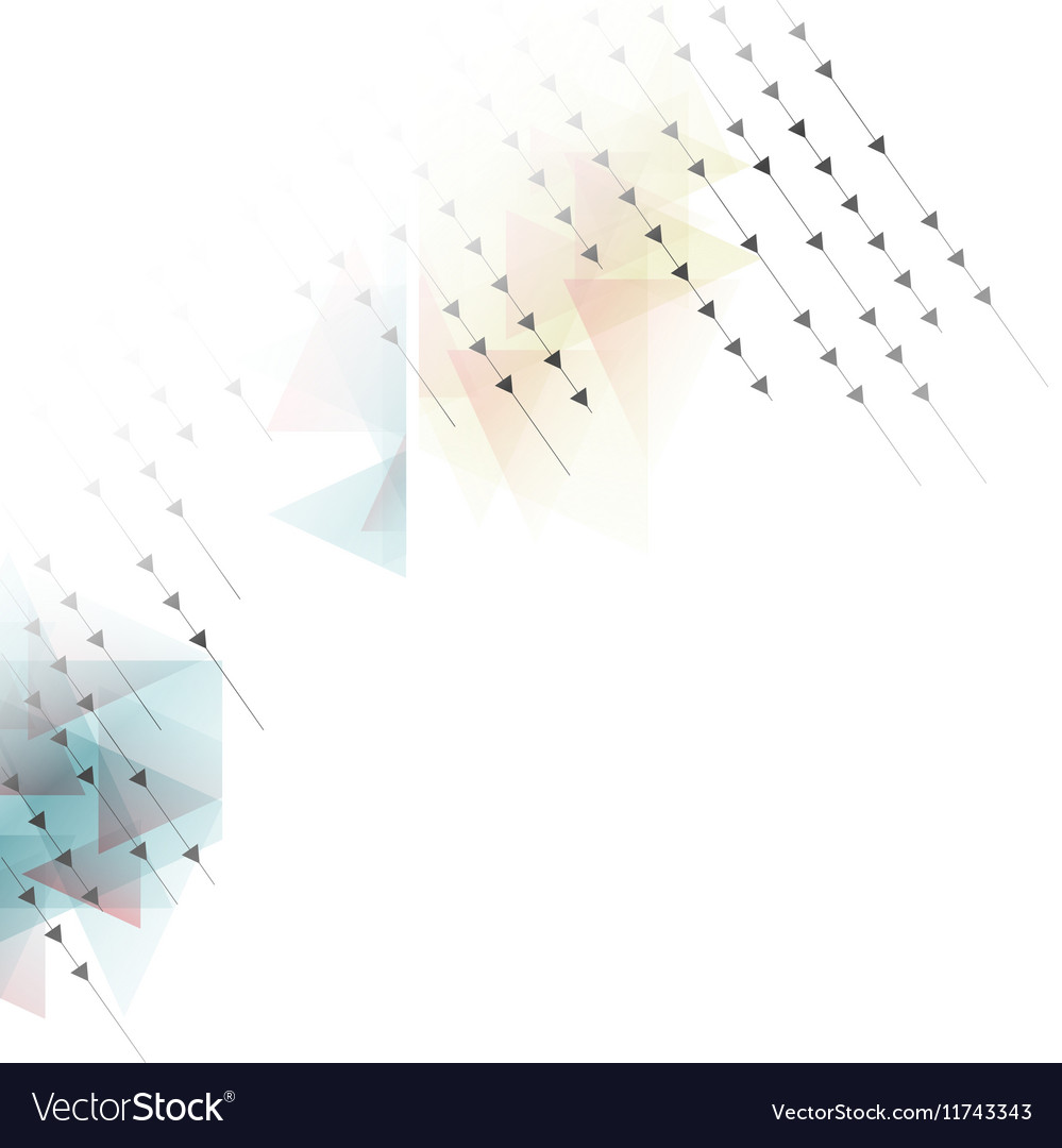 Triangle geometric background Royalty Free Vector Image