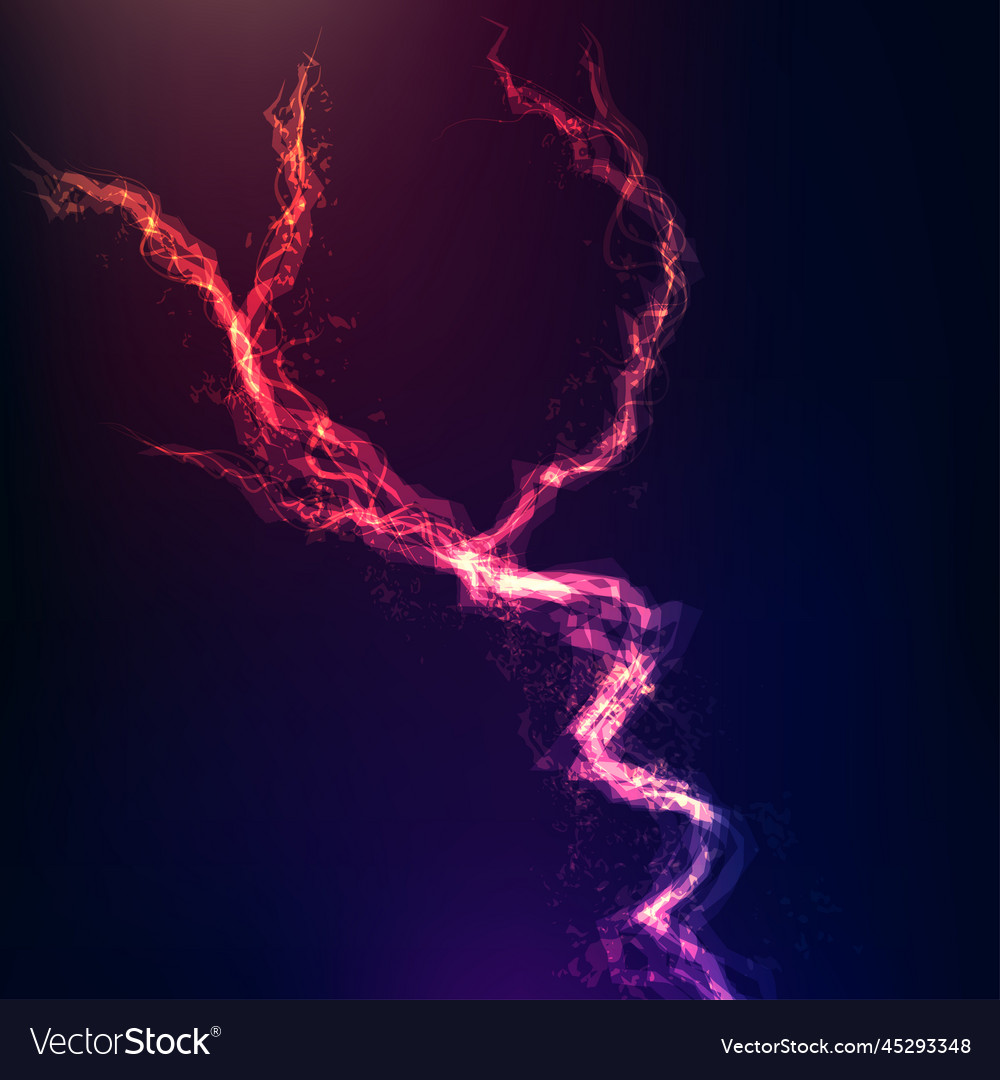 Futuristic backdrop lightning form technology Vector Image
