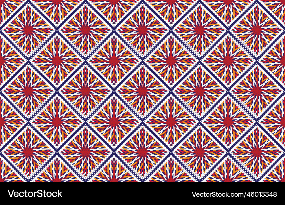 Gypsy pattern tribal ethnic motifs geometric Vector Image