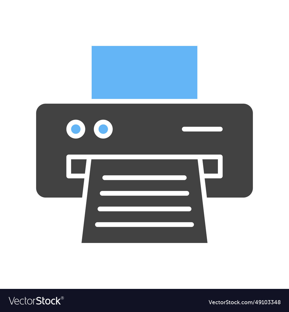 Printer icon image Royalty Free Vector Image - VectorStock