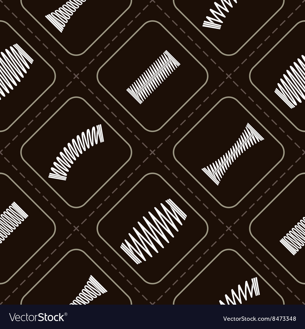 Seamless background with springs Royalty Free Vector Image