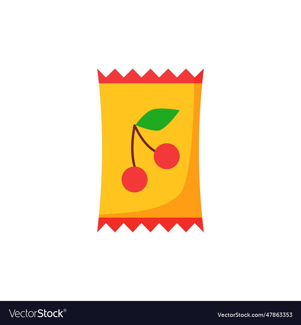 Cherry sweets pack Royalty Free Vector Image - VectorStock