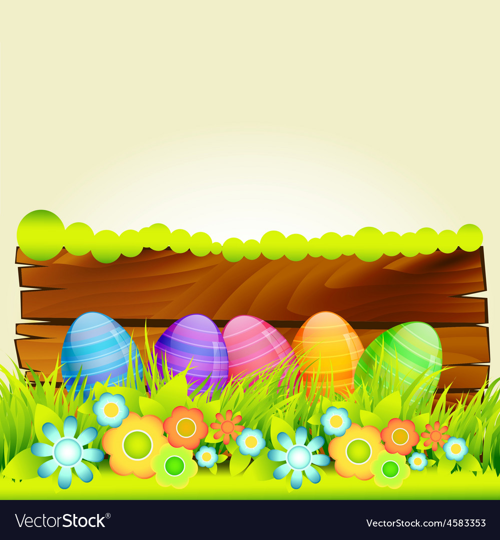 Happy easter design Royalty Free Vector Image - VectorStock