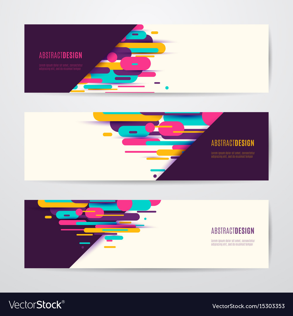 Horizontal geometry round Royalty Free Vector Image