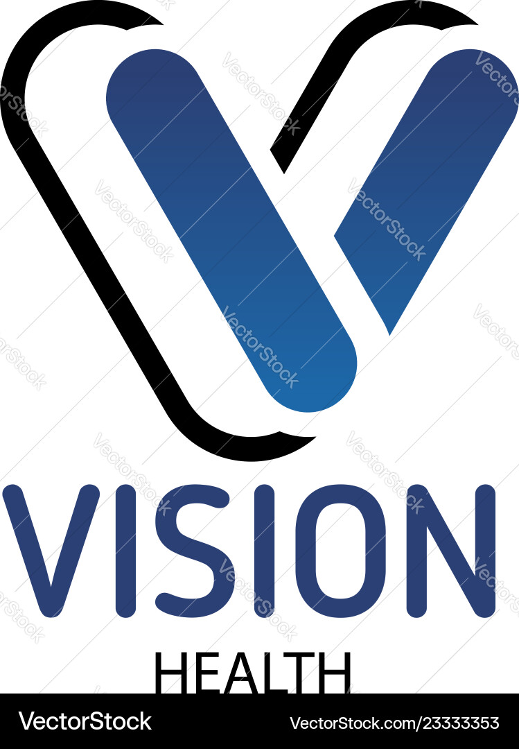 Sign vision health Royalty Free Vector Image - VectorStock