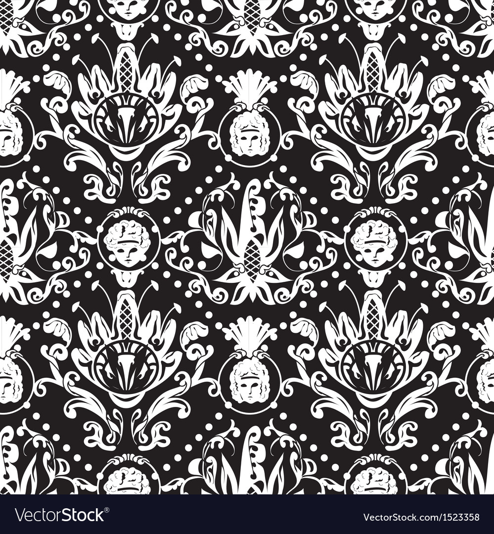 Baroque Seamless Pattern Royalty Free Vector Image