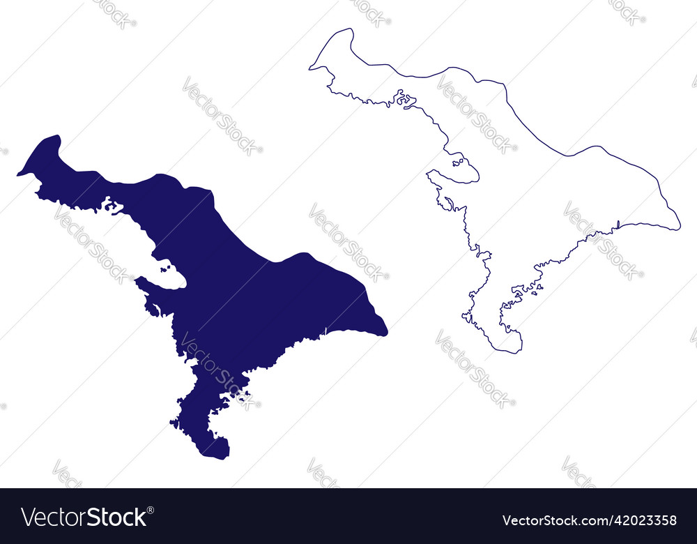 Bastimentos island republic of panama bocas del Vector Image Bastimentos island republic of panama bocas del Vector Image