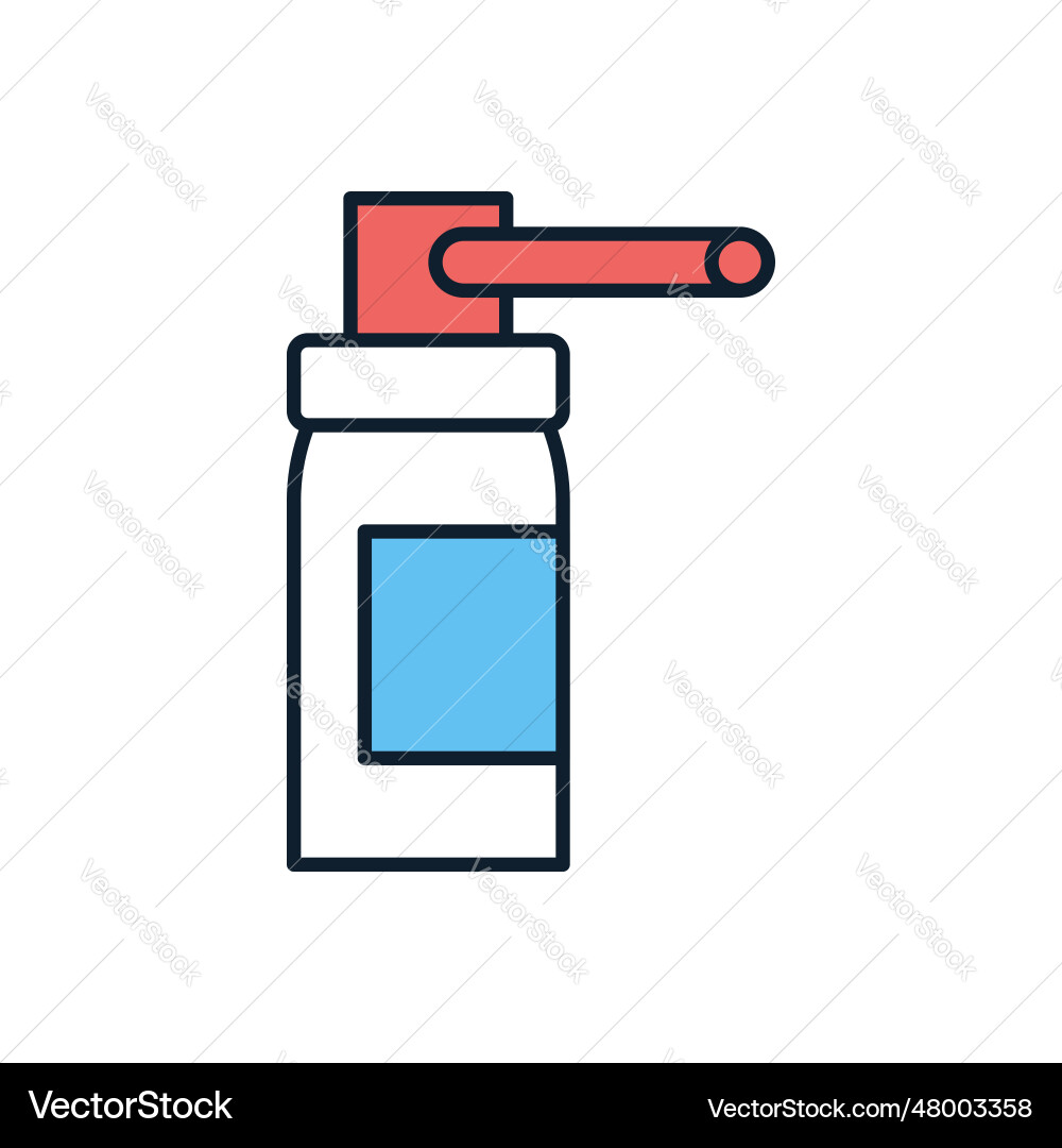 Bottle of spray icon Royalty Free Vector Image