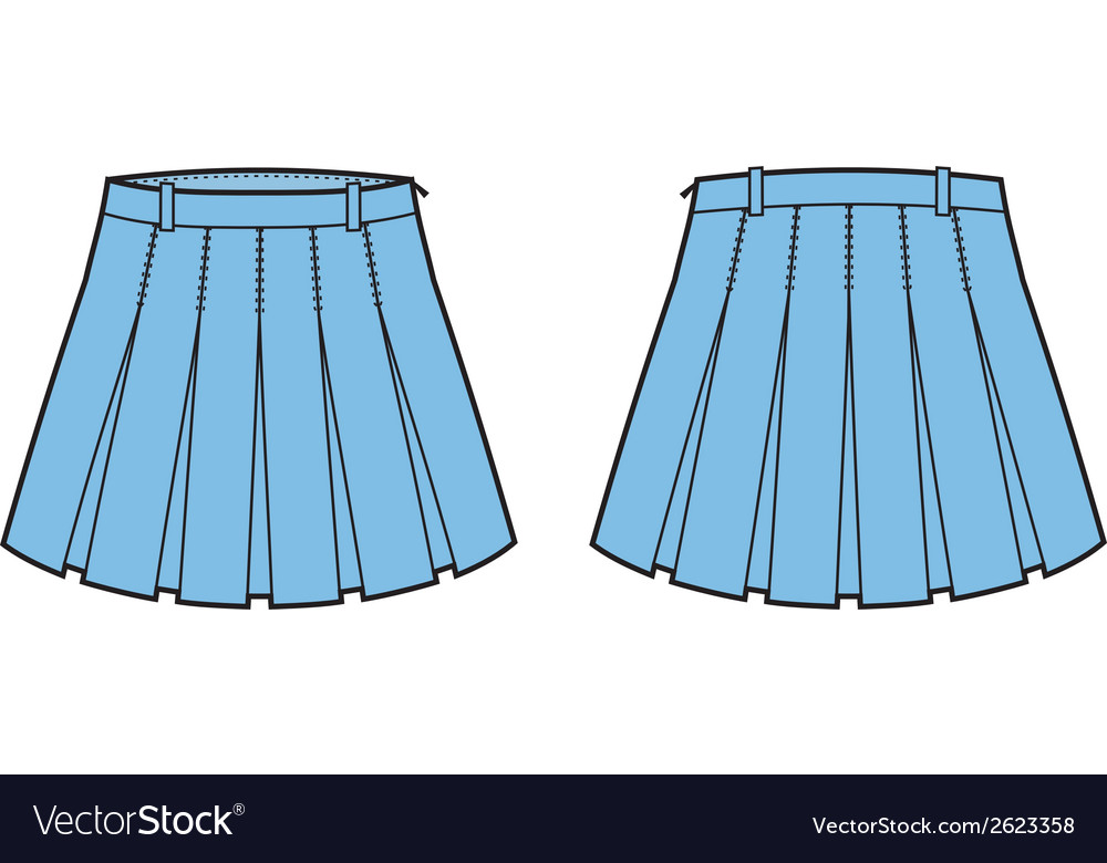 Skirt Royalty Free Vector Image Vectorstock