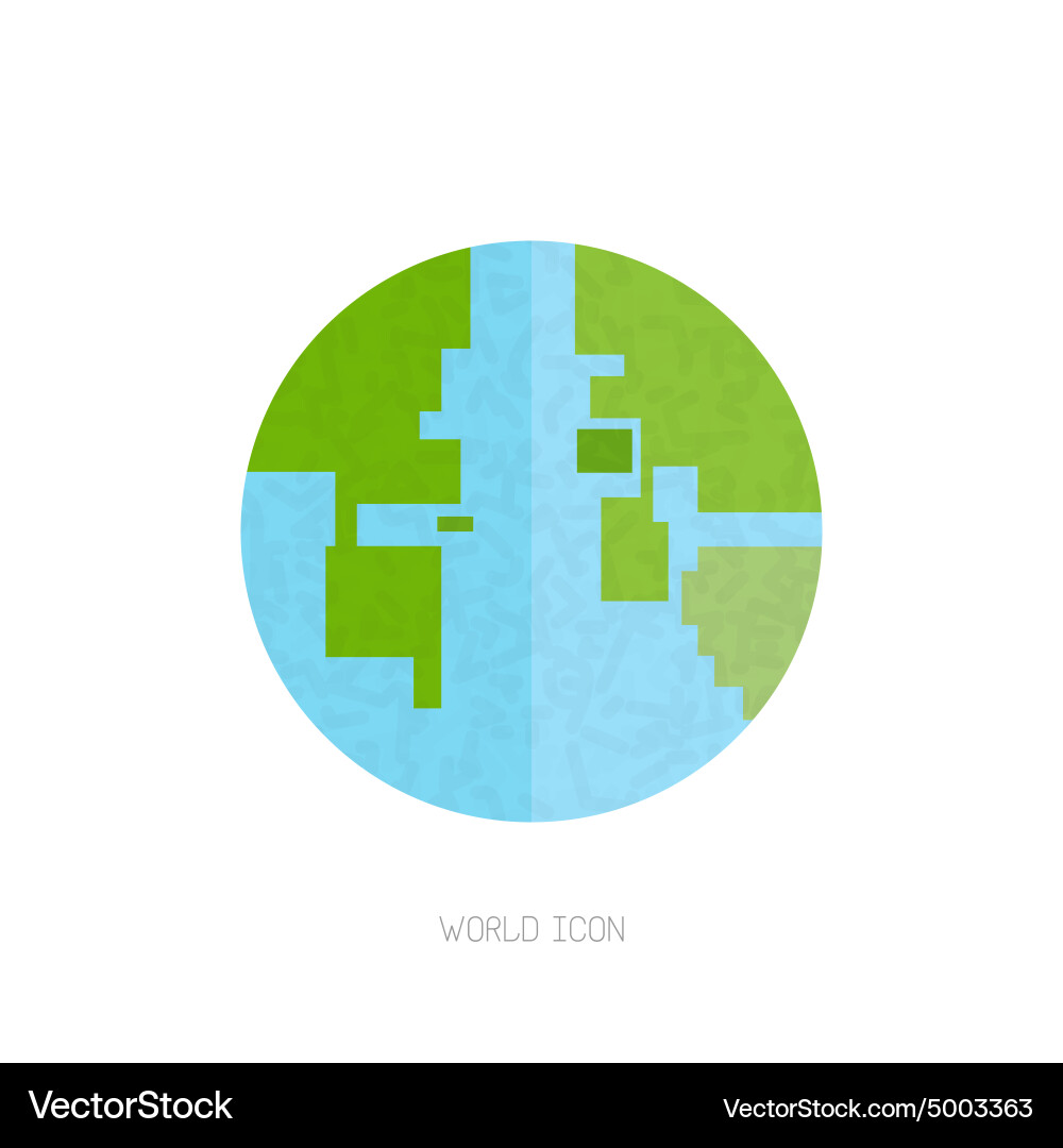 Abstract globe bit Royalty Free Vector Image - VectorStock