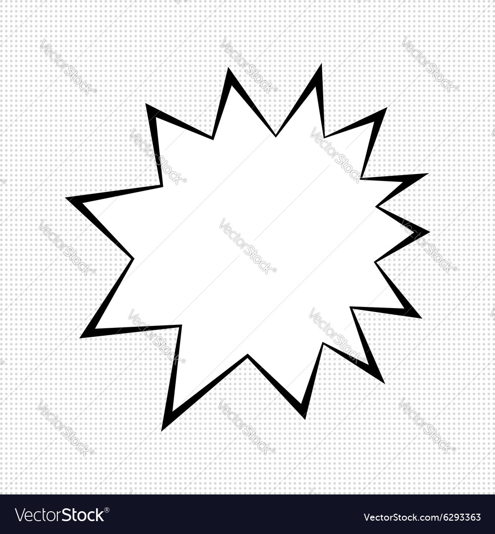 Comic bubble sign Royalty Free Vector Image - VectorStock