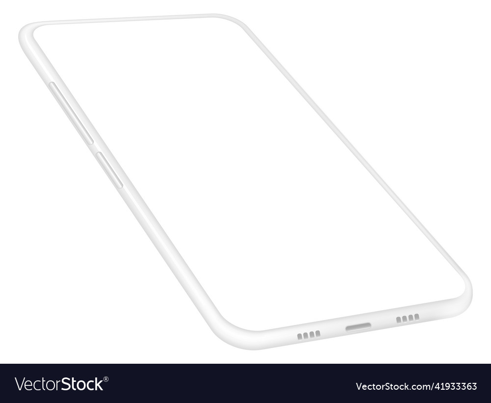 Mobile phone template realistic frame design Vector Image