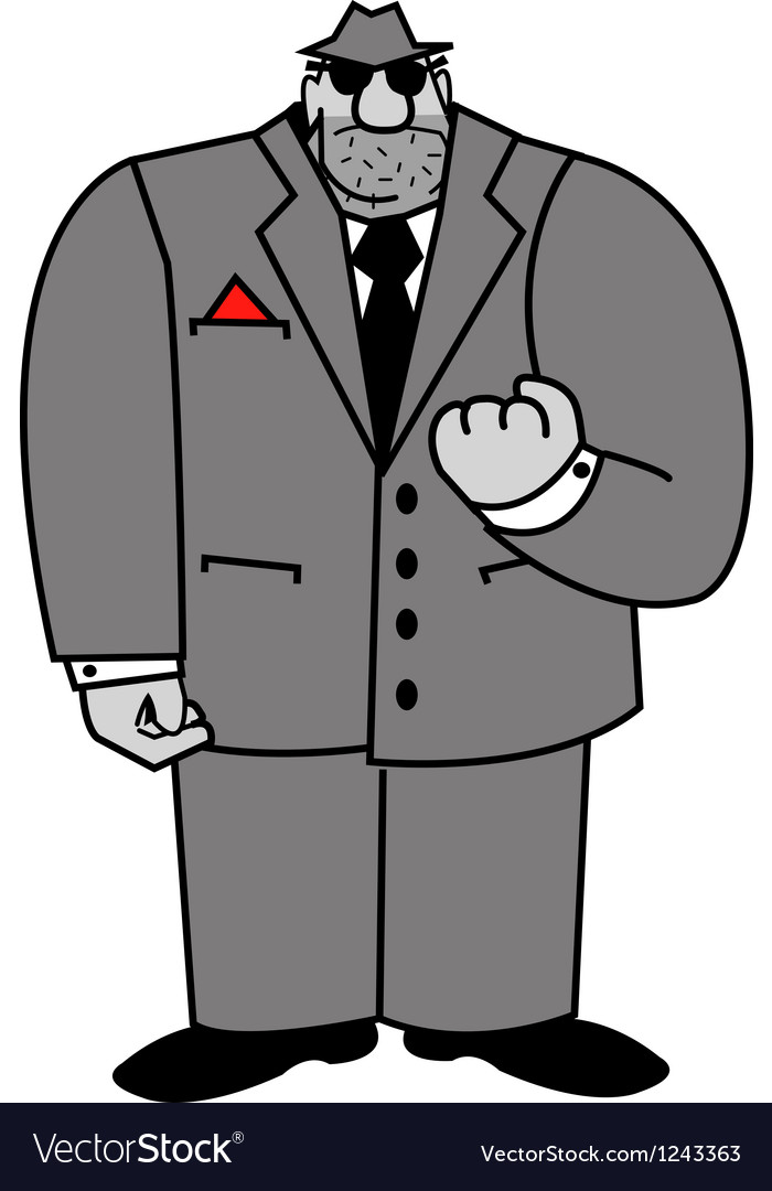Mobster Royalty Free Vector Image - VectorStock