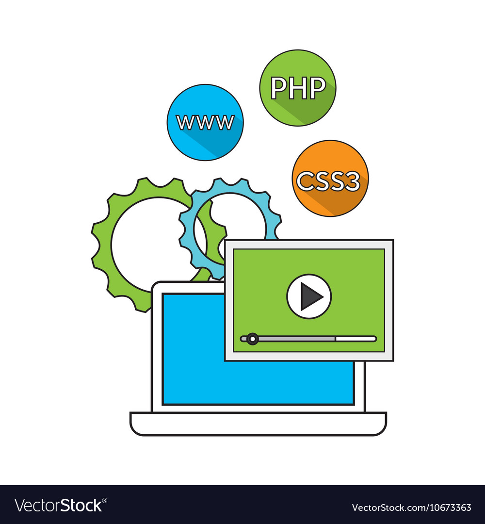 Software programming language icons Royalty Free Vector Software programming language icons Royalty Free Vector