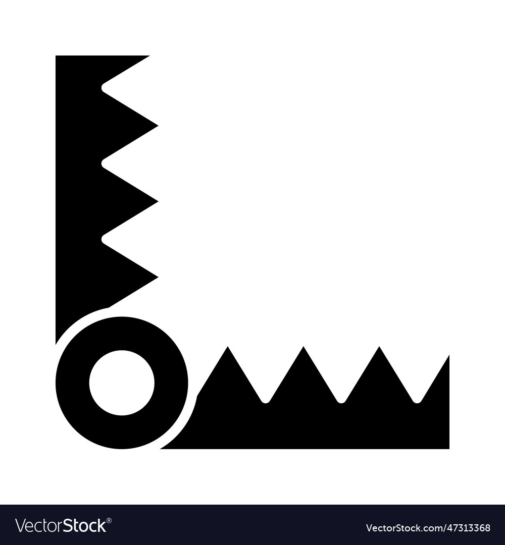 Bear trap glyph icon for personal and commercial Vector Image