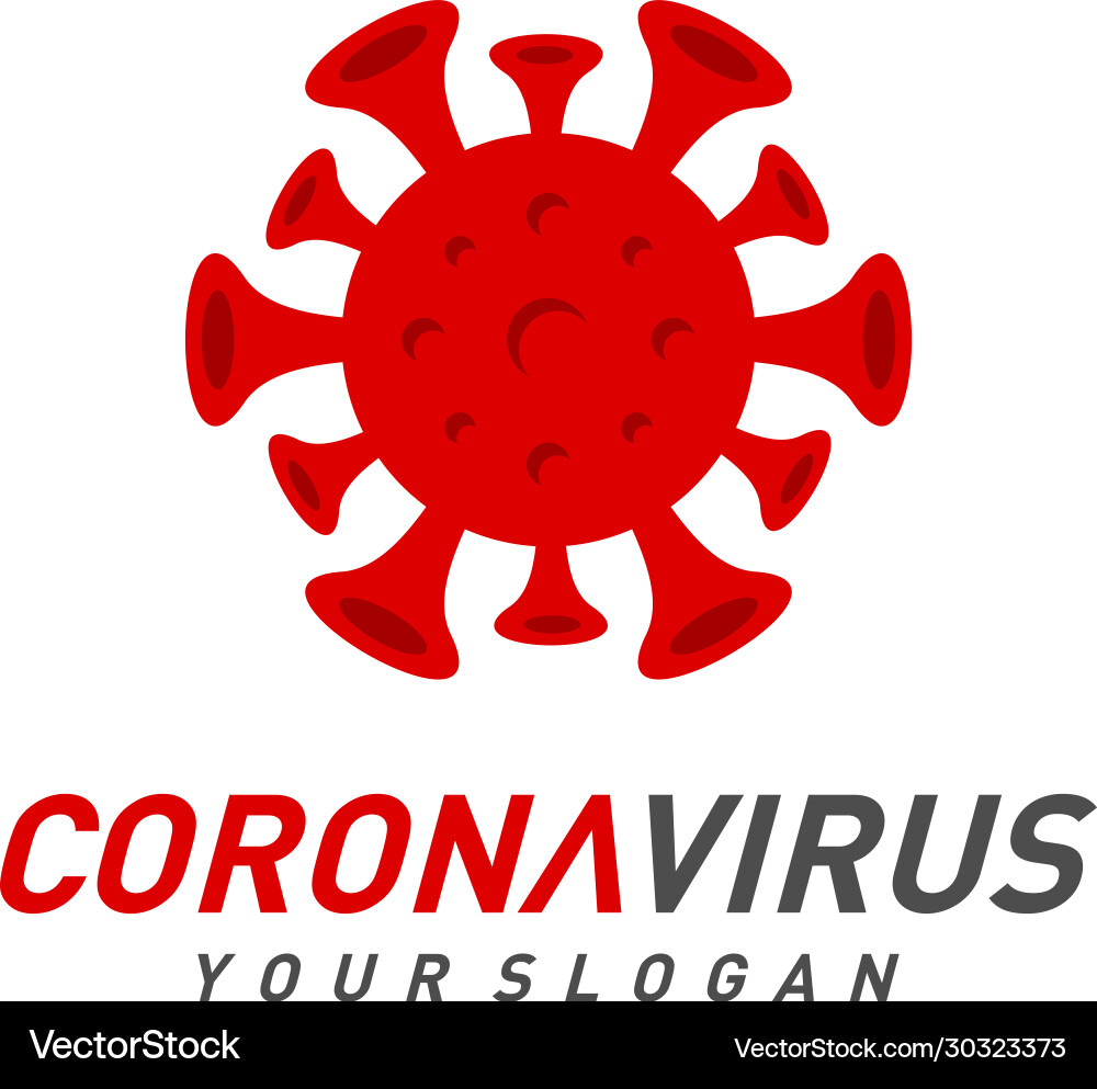 Covid-19 coronavirus concept inscription Vector Image